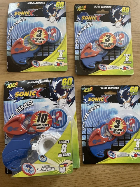 SONIC THE HEDGEHOG X Rapid Fire Disc Launcher Rare New Sealed Set £40. ...