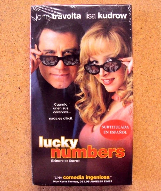 LUCKY NUMBERS JOHN Travolta Lisa Kudrow VHS 2001 NEW £11.51 - PicClick UK
