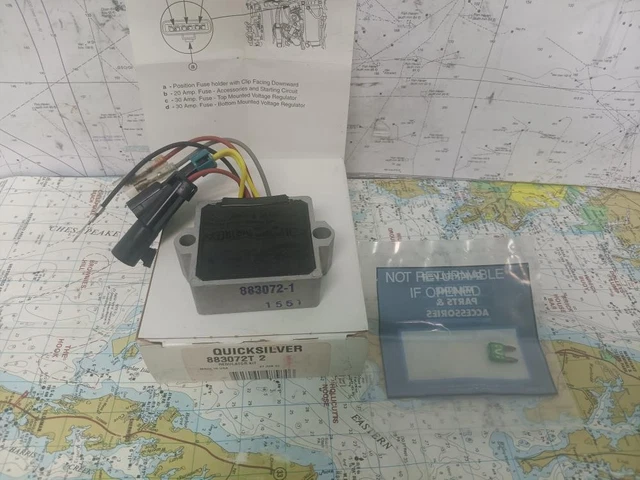 BOATERS' RESALE SHOP of TX 2508 0201.04 QUICKSILVER REGULATOR KIT ...
