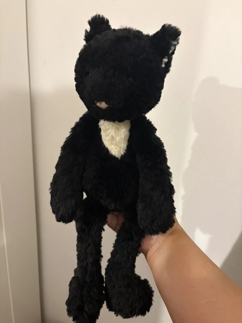 JELLYCAT. SMUFFLE CAT. Black And White. Retired And Rare. Brand New ...