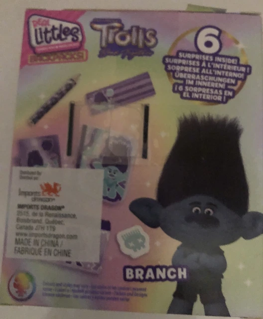 NEW REAL LITTLES Trolls Band Together Branch Backpack $22.33 - PicClick CA