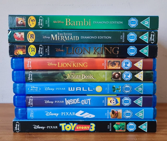 9 X DISNEY Pixar Blu-Ray Bundle Joblot - Classics, Live Action, Pixar - 1 New £4.99 - PicClick UK