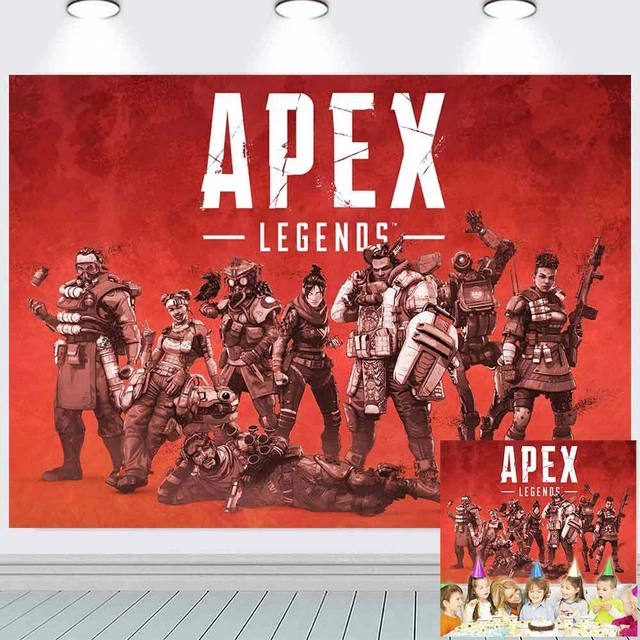 APEX PARTY SUPPLIES Birthday Decoration Backdrop Theme Banner Vinyl ...