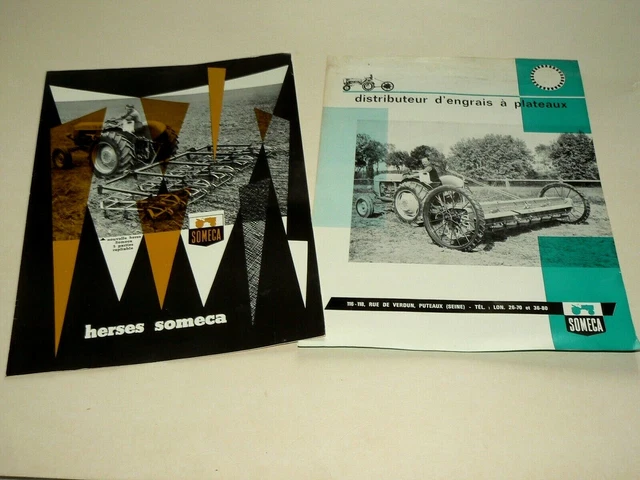PROSPECTUS TRACTEUR SOMECA Tractor Traktor Trattore Prospekt Brochure (4) EUR 14,99 - PicClick FR