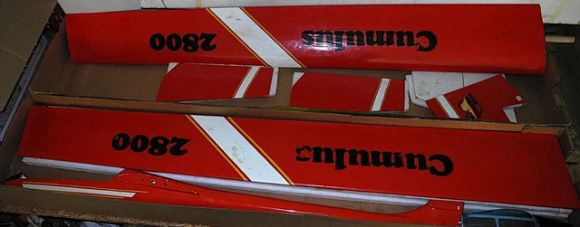 GRAUPNER CUMULUS 2800 zum Restaurieren mit 2tem Flächenpaar EUR 280,00 ...