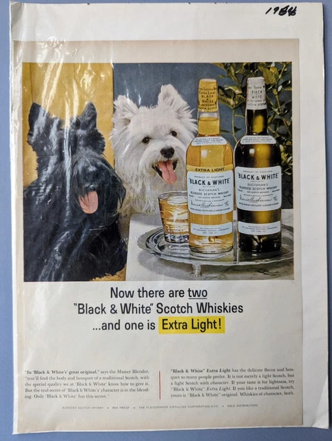 VINTAGE MAGAZINE AD Scotty Dog & Scotch Whiskey $10.00 - PicClick