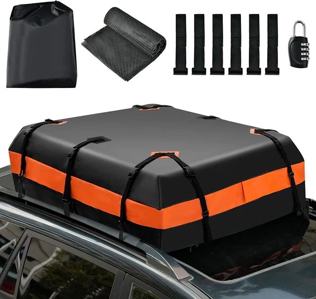 BORSA DA TETTO per Auto 424L, Box Tetto Auto per Bagagli Impermeabile ...