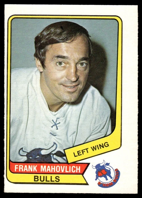 1976-77 O-PEE-CHEE WHA Frank Mahovlich Birmingham Bulls #111 R76 $10.70 ...