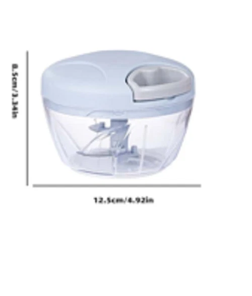 1X PULL CORD Pulling Food Chopper Manual Vegetable Slicer Hand Blender ...