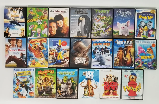 LOT OF 20 Assorted Family-Children DVDs in cases. NO DUPLICATES! £11.18 ...