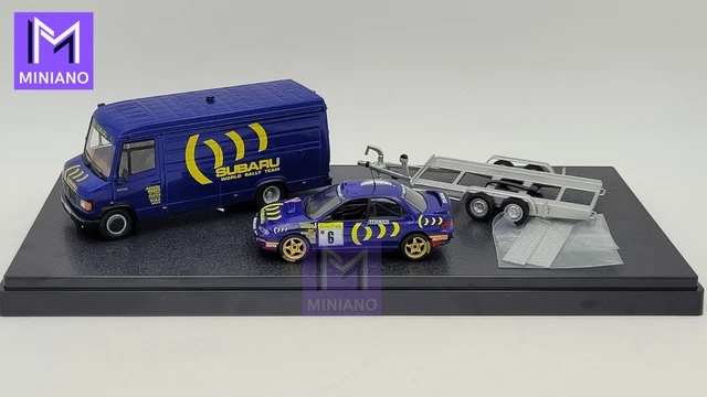 COFFRET ASSISTANCE DE COURSE SUBARU WORLD RALLY TEAM IXO ALTAYA 1/43ème ...