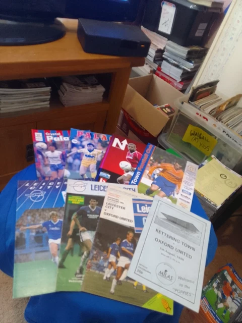 OXFORD UNITED X 12 Away Football Programmes (Bulk Lot 1) All Listed £4. ...