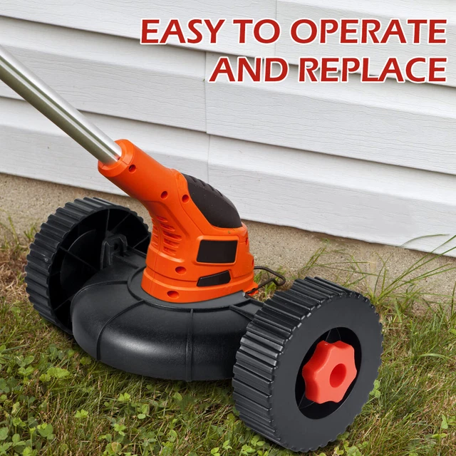 GRASS STRING TRIMMER Lawn Mower Support Wheel Universal Adjustable ...