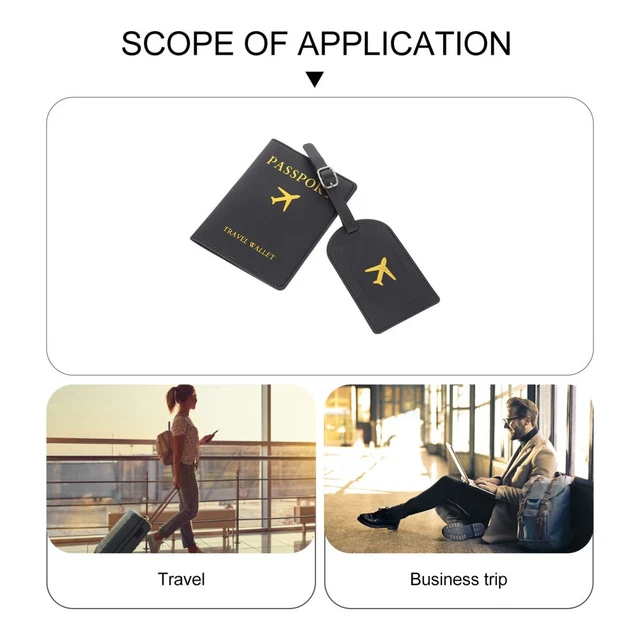 LUGGAGE TAG WITH Privacy Cover Identification Travel Tags for Suitcases ...