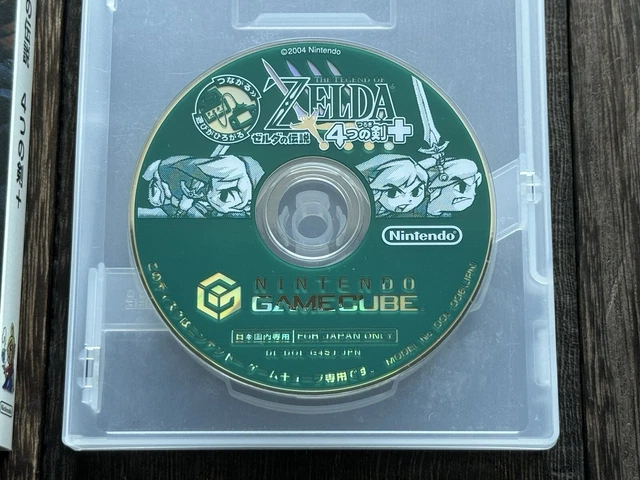 NINTENDO GAMECUBE ZELDA 4 quatre épées + aventures grande boîte CIB ...