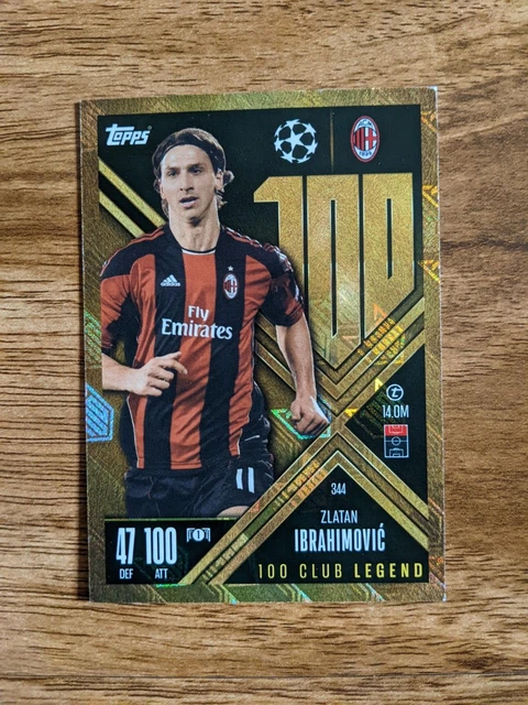 TOPPS MATCH ATTAX EXTRA 2024/25 2025 Zlatan Ibrahimovic AC Milan Legend ...