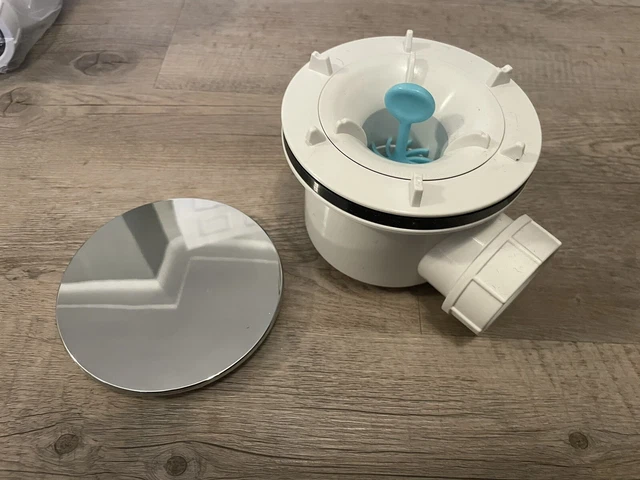 NEW SHOWER TRAP - Mira Rapi-Flo Waste Pack (Chrome Cap) 90mm £11.99 ...