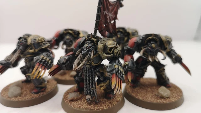 WARHAMMER 40K CHAOS space marines terminatoren terminator red corsairs ...