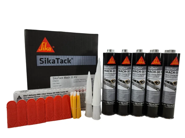 SIKATACK MACH 30XV Auto Glass Urethane, Adhesive Kit - Urethane ...
