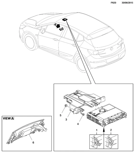 MODULO HMI SISTEMA Intellilink Rf900 Navi, Rpo Io6 Opel Astra K ...