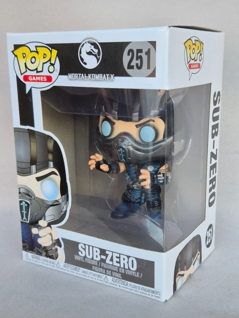 FIGURINE FUNKO POP Sub-Zero Mortal Kombat X n°251 neuf EUR 24,90 ...