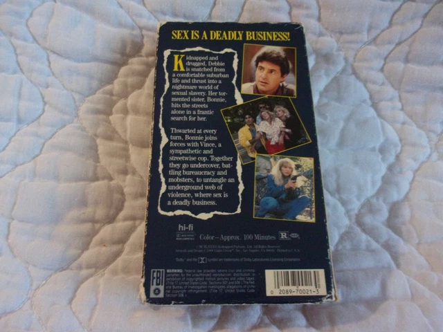 KIDNAPPED VHS DAVID Naughton Kim Evenson Barbara Crampton Jimmie Jj ...