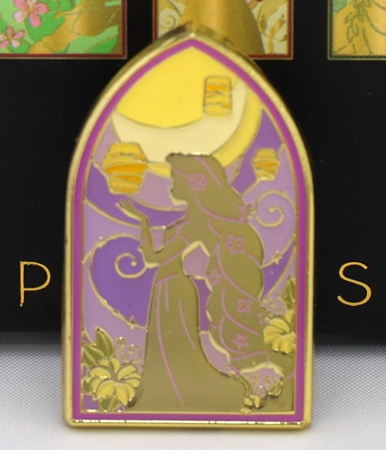 DISNEY RAPUNZEL PRINCESS Silhouette Frame Loungefly Enamel Pin Tangled ...