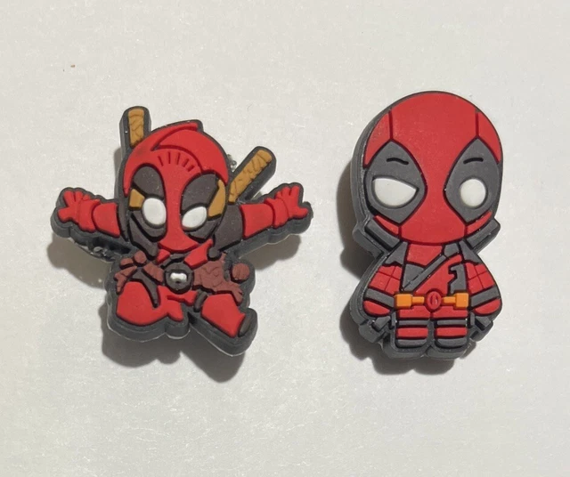 DEADPOOL: MARVEL COMICS & DC Comics Character Designs Shoe Crocs Charms ...