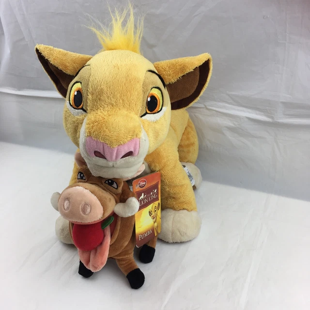 DISNEY LION KING Simba And Pumba Plush £15.00 - PicClick UK