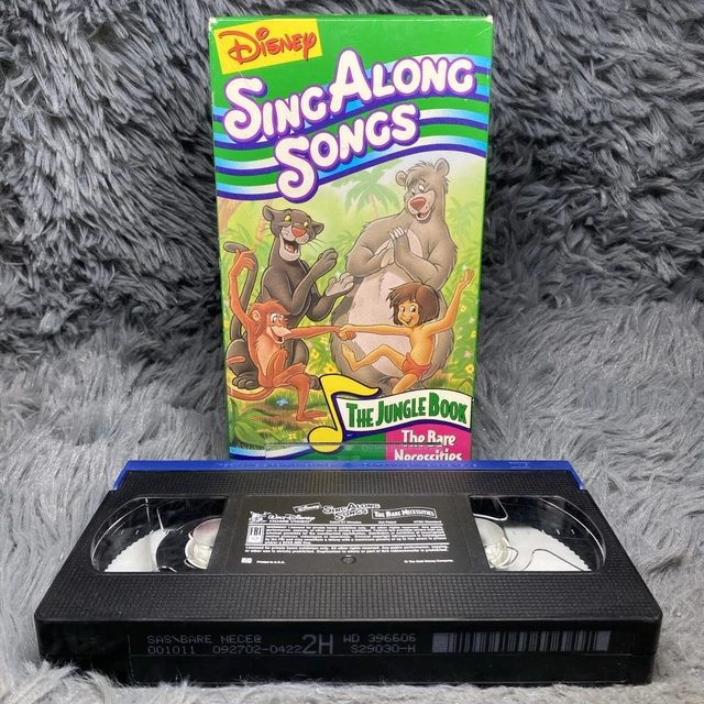 DISNEYS SING ALONG Songs The Jungle Book: The Bare Necessities VHS Tape ...