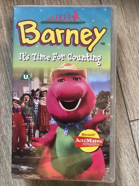 Barney It S Time For Counting Vhs 2001 11 99 Picclick Uk