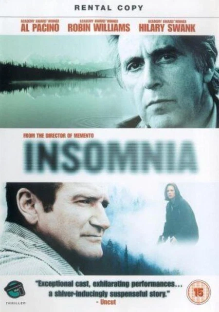 INSOMNIA DVD DRAMA Al Pacino Quality Guaranteed Reuse Reduce Recycle ...