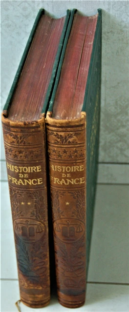 HISTOIRE DE FRANCE - 2 TOMES - LAROUSSE 1910 environ EUR 7,50 - PicClick FR