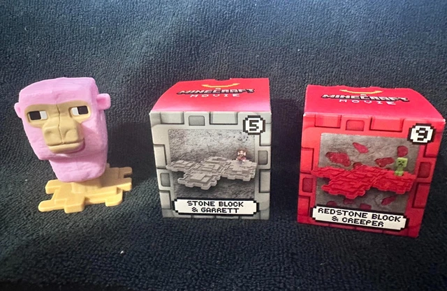 MCDONALDS 2025 MINECRAFT Movie Happy Meal Redstone Creeper Pink Sheep ...