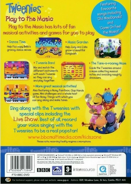 TWEENIES - PLAY to the Music - PC CD-ROM - Nuovissimo EUR 2,43 ...