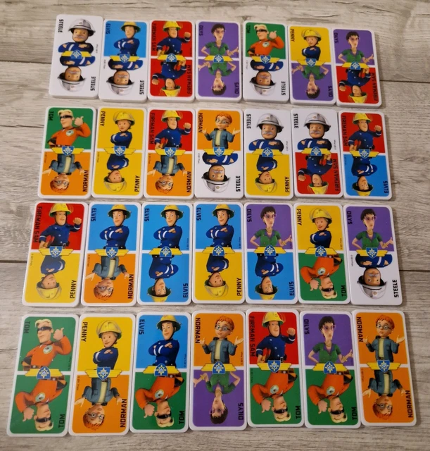 FIREMAN SAM PLASTIC Dominoes Style Picture Game By Jumbo x28 Pieces £0. ...