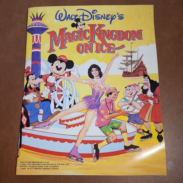 RARE VINTAGE 1983 Walt Disney's Magic Kingdom On Ice Program with ...