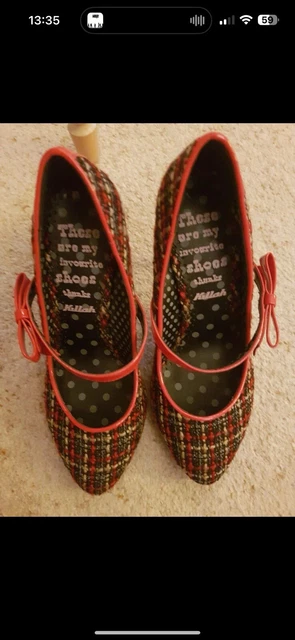 RED HIGH HEELS Killah shoes size UK 3 Rare £4.99 - PicClick UK