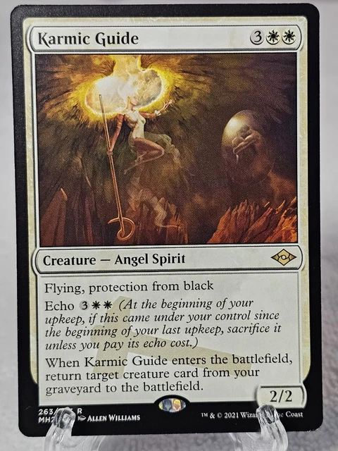 CARTE DE COLLECTION magique MTG Karmic Guide #263 Modern Horizons 2 ...