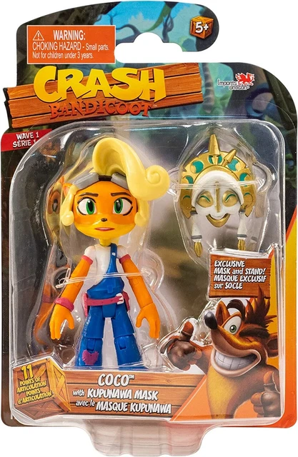 COCO BANDICOOT W/ Kupunawa Mask Brand New Crash Bandicoot Figure £9.99 ...