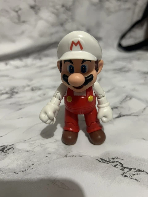 SUPER MARIO BROS Fire Mario Red Outfit Nintendo 2022 4” Action Figure ...