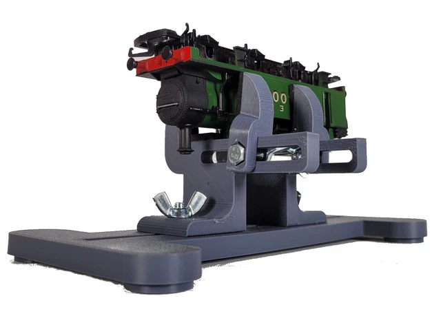 MODEL RAILWAY LOCO Servicing Cradle SMALL adjustable train berth stand ...