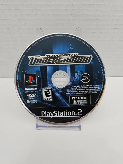 NEED FOR SPEED Underground PS2 DISC ONLY Playstation 2 No Manual No ...
