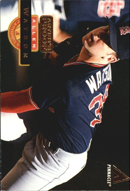 1994 (CARDINALS) ÉPREUVES d'artiste Pinnacle #145 Allen Watson /1000 ...