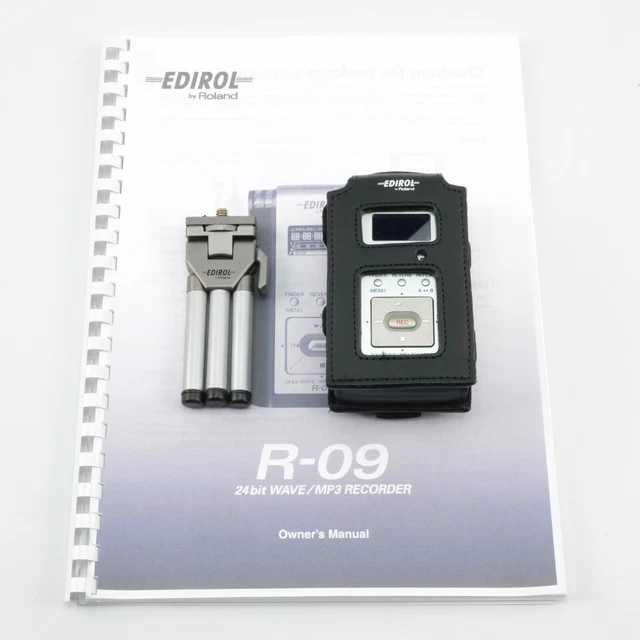 EDIROL R-09 | Roland 24-bit Wave MP3 Recorder Digital Audio USB SDHC ...