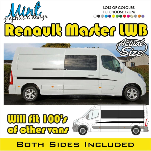LWB RENAULT MASTER L3 autocollants camping-car camping-car autocollants ...