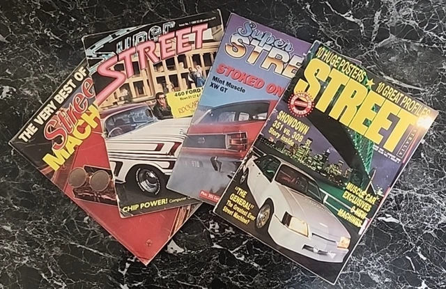 VINTAGE STREET MACHINE Magazine Bulk Lot Of 4 Aus Hot Rod Custom Cars ...