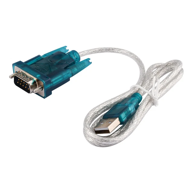 USB TO RS232 Serial Port 9 Pin DB9 Cable Serial COM Port Adapter ...