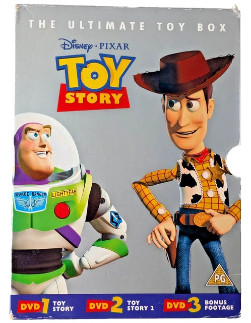 TOY STORY / Toy Story 2 Box Set 3 x DVD 2000 Disney Pixar EUR 1,18 ...