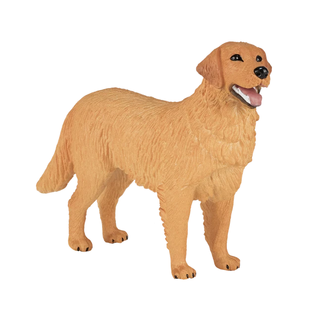 MOJO GOLDEN RETRIEVER DOG cute pet farm models toys plastic figures ...